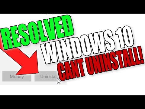 Fix Windows 10 Apps & Features Uninstall Button Greyed Out