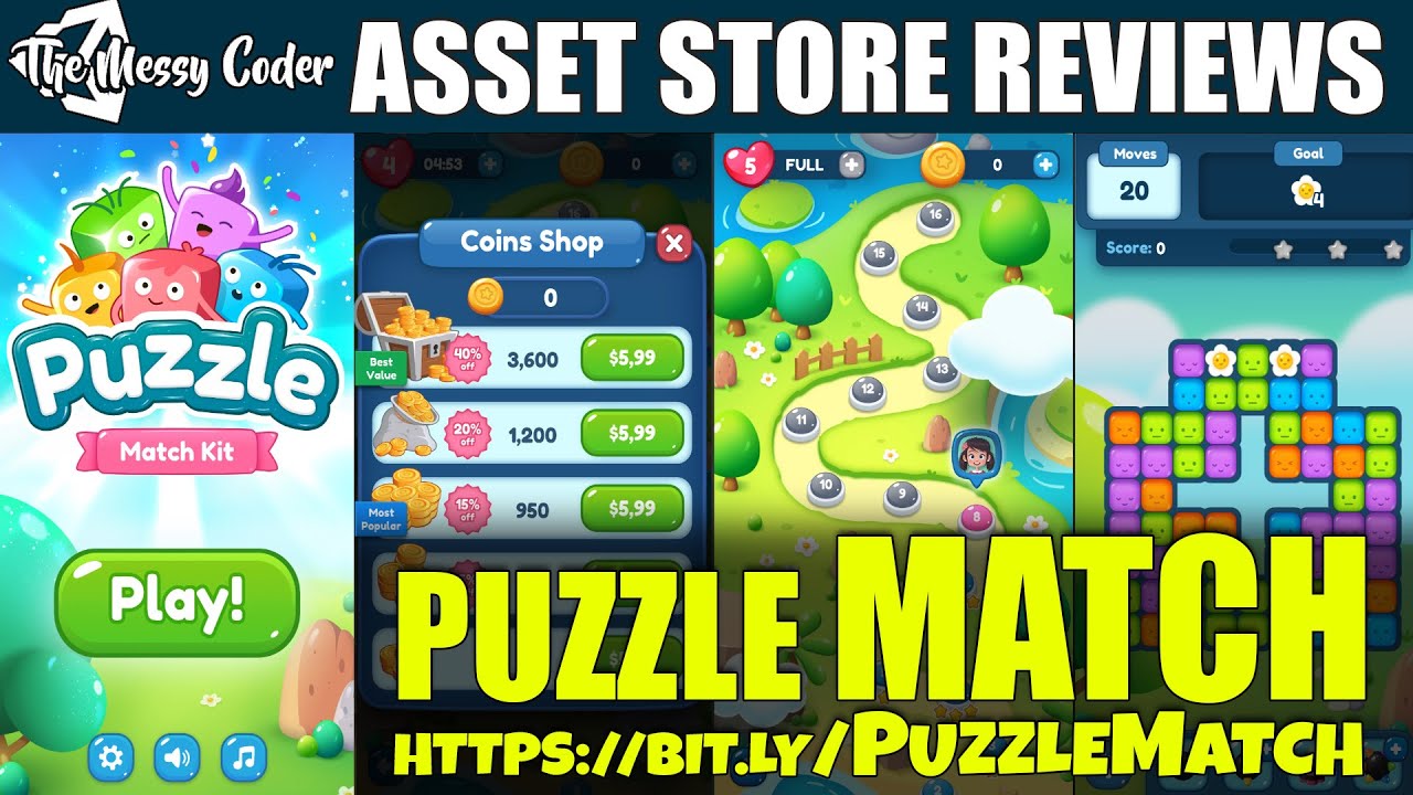 Unity Asset Reviews - Puzzle Match Kit