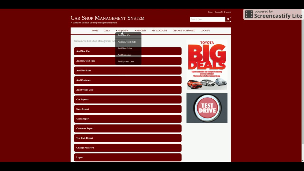 Car Shop Management System | Java JSP Servlet Project Tutorial | Java JSP CRUD Project