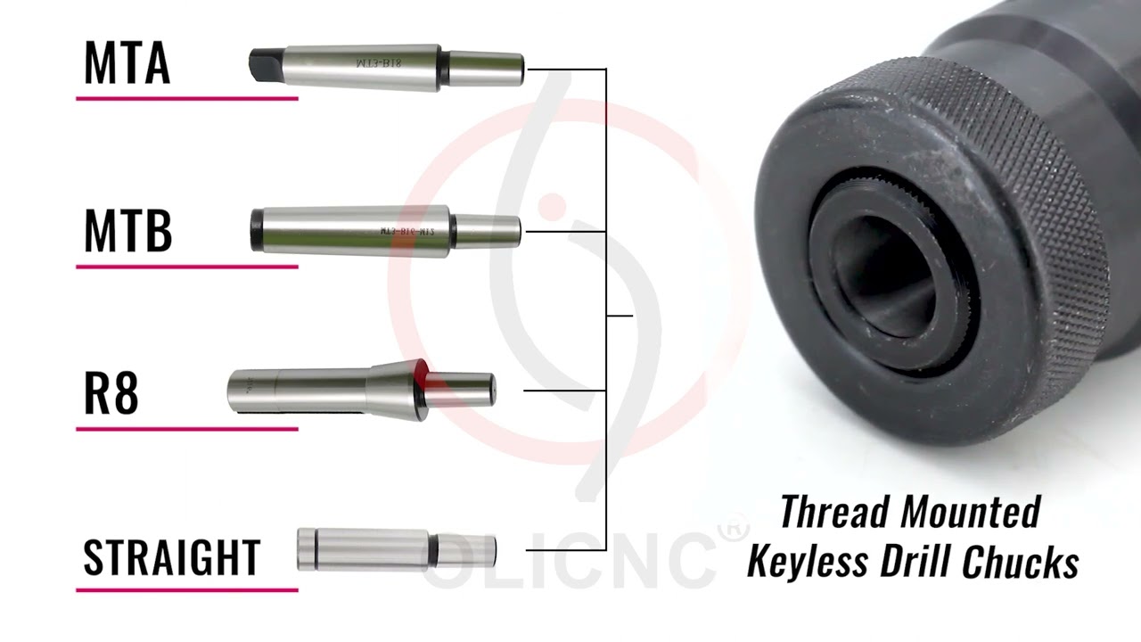 Keyless drill chuck with Thread mounted 13mm 16mm drill chuck