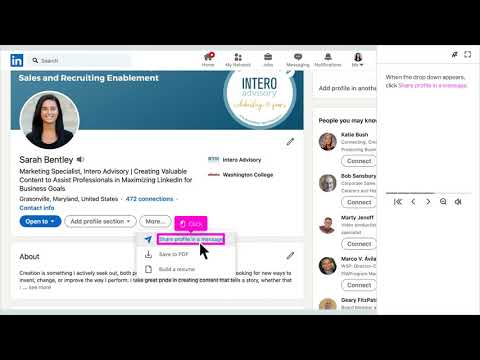 How to Share Your LinkedIn Profile