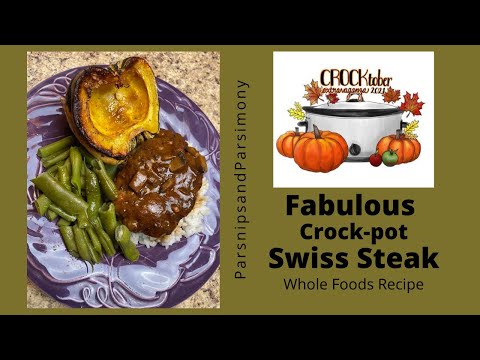 FABULOUS Crock-pot Swiss Steak | Whole Food Recipe | Crocktober