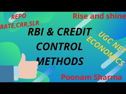 Credit control by RBI - Quantitative measures for UGC NET Economics ...
