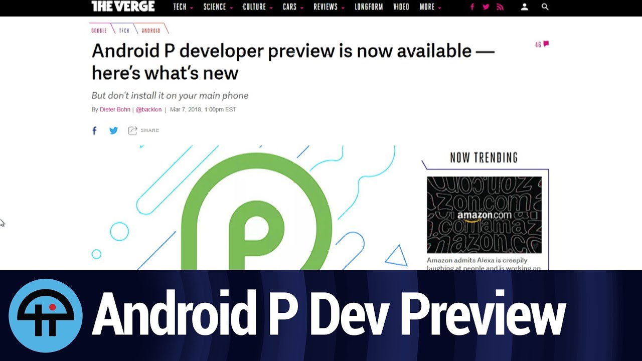 Android P Developer Preview is Released