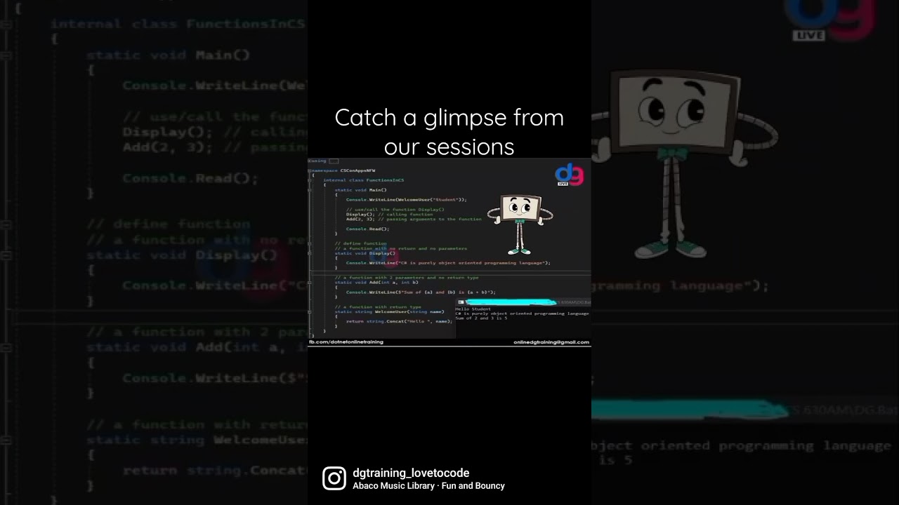 #csharp #dotnet #dotnetcore #csharpprogramming #shorts #csharptutorial #coding