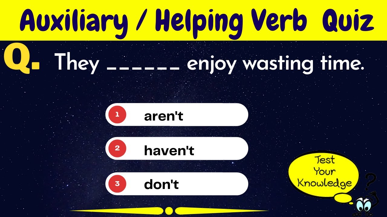 Prove You're Grammar Pro with This Auxiliary Verb Quiz!
