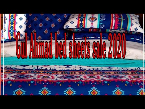 Gul Ahmad bed sheets sale 2020