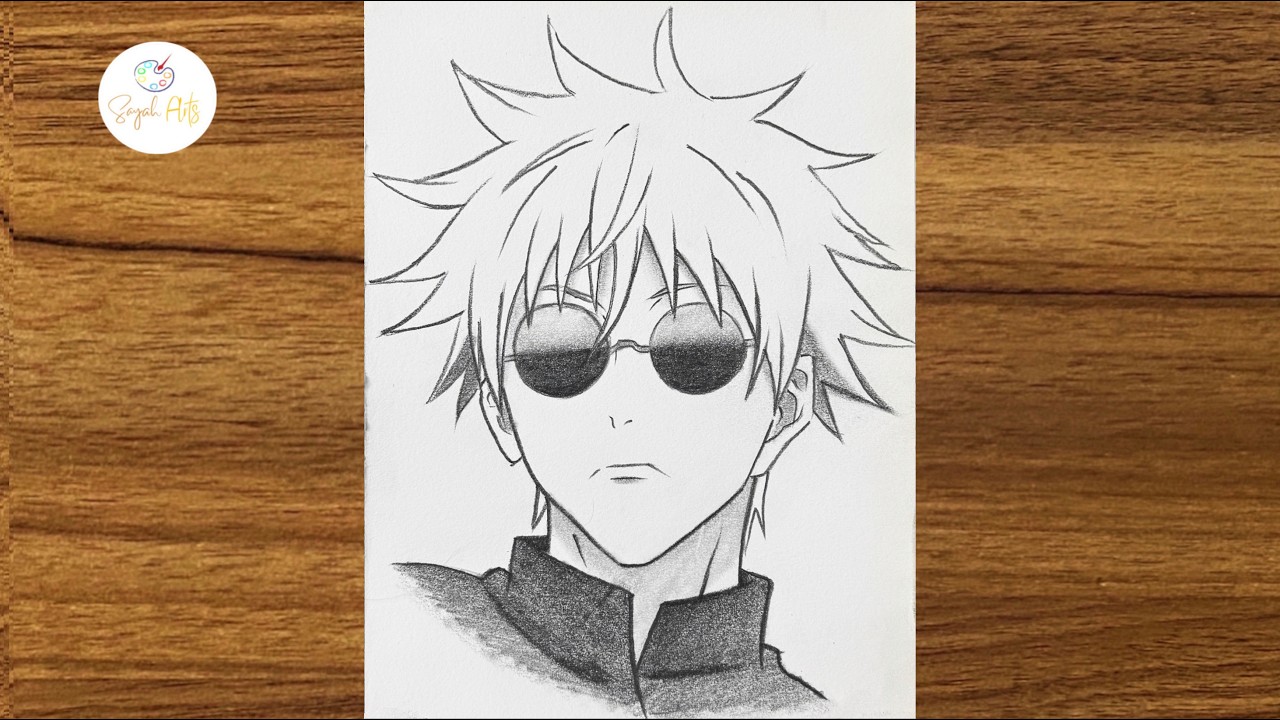 How to Draw Gojo Satoru || Jujutsu Kaisen Drawing Tutorial || Easy anime character drawing