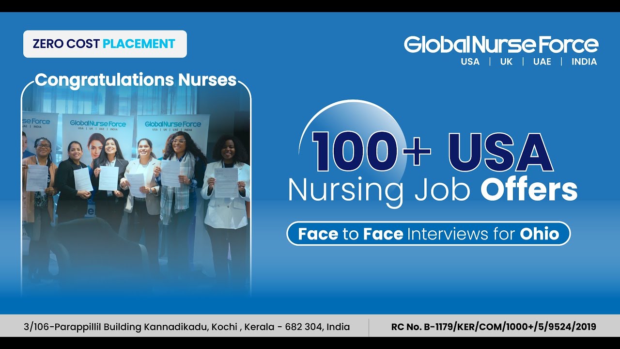 100+ USA Nursing Job Offers Secured | Global Nurse Force USA Face to Face Interviews