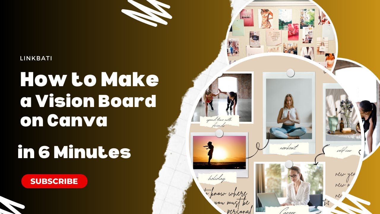 Create a Stunning Vision Board on Canva in Just 6 Minutes! [FREE]