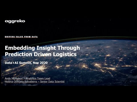 Embedding Insight through Prediction Driven Logistics