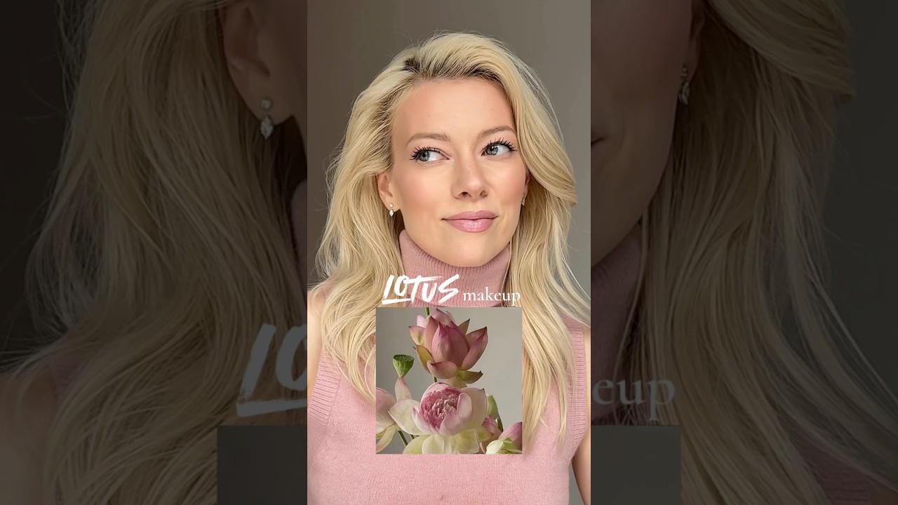 Lotus makeup tutorial with olive and pink eyeshadows #eyemakeup #makeuptutorial #makeup #beauty