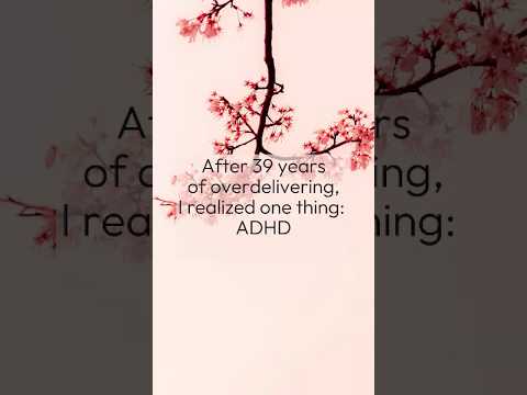 I was a perfectionist until I discovered why - ADHD