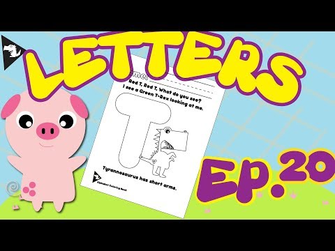 Letter T | Learning Letters With Peggy | Preschool and Kindergarten Worksheets