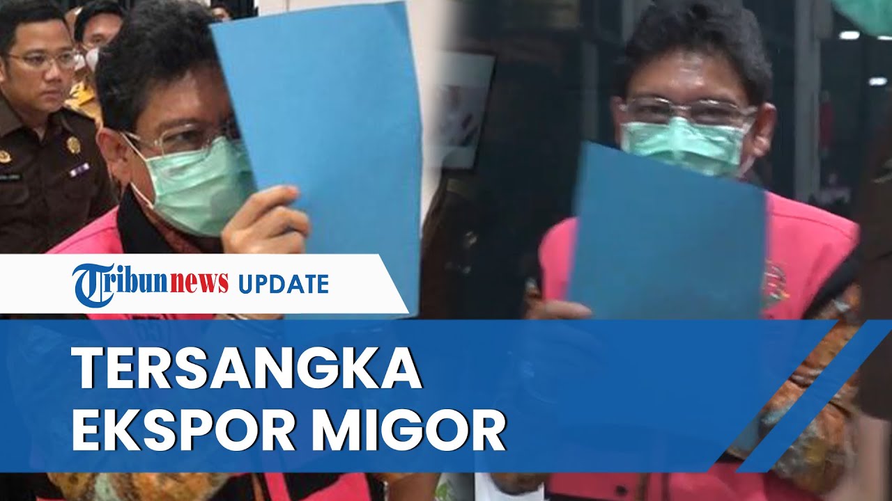 Penampakan Dirjen Kemendag dan 3 Tersangka, Pakai Baju Tahanan Tangan Diborgol dan Tutupi Wajah ...