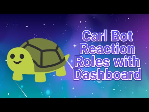 Carl Bot Reaction Roles with Dashboard | Discord Tutorial