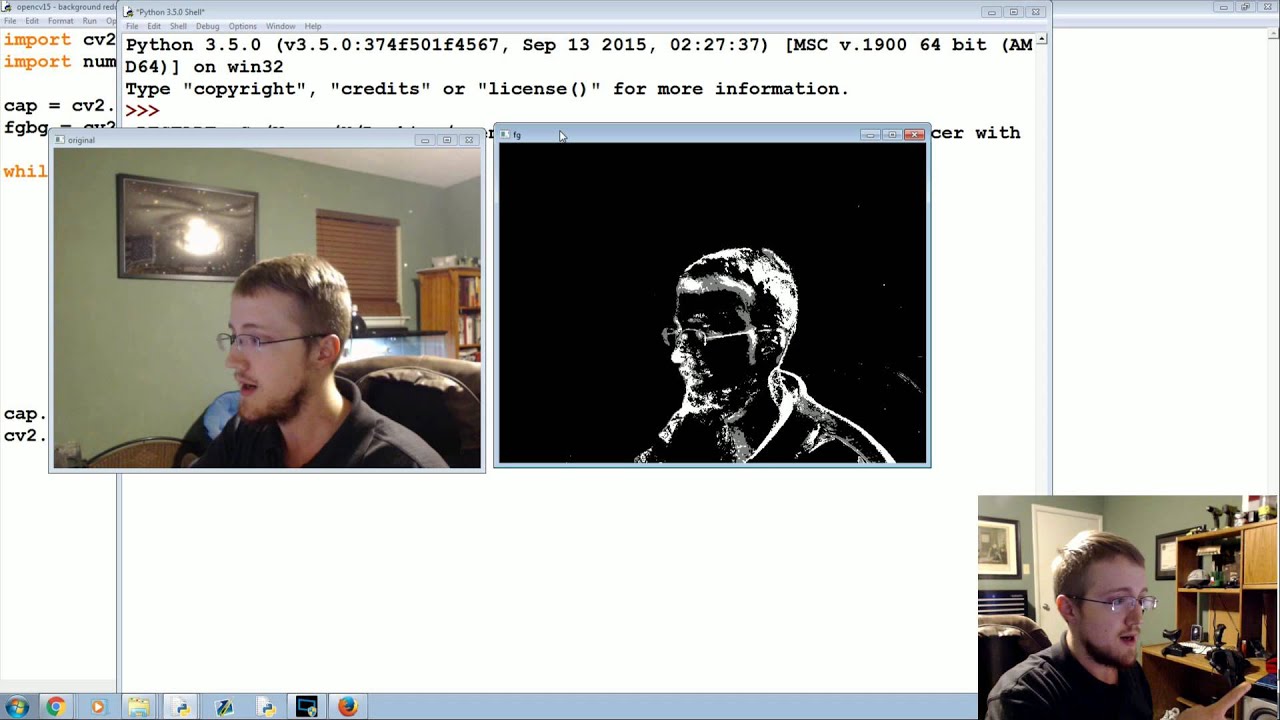 MOG Background Reduction - OpenCV with Python for Image and Video Analysis 15