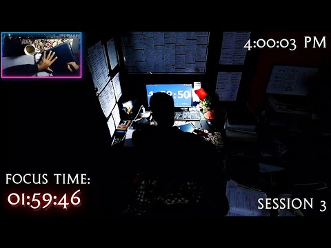 🔴LIVE | 4-HOURS study with me 📚⛈️ rain sounds & pomodoro timer 120 & 15