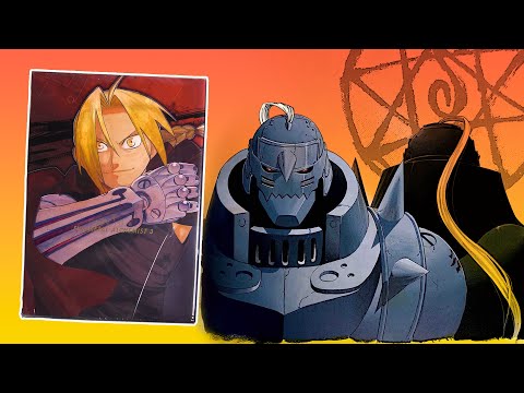 Full Metal Alchemist Anime Art book - Artworks By Hiromu Arakawa - Flip Through