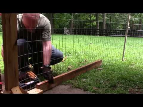 Building A Temporary Puppy Fence