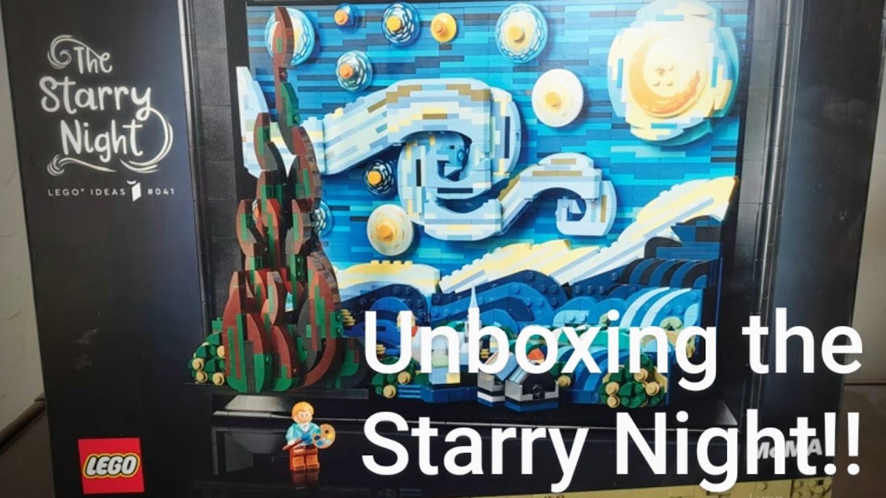 LEGO Vincent van Gogh - The Starry Night UNBOXING 21333 Expert Creator, ART!!
