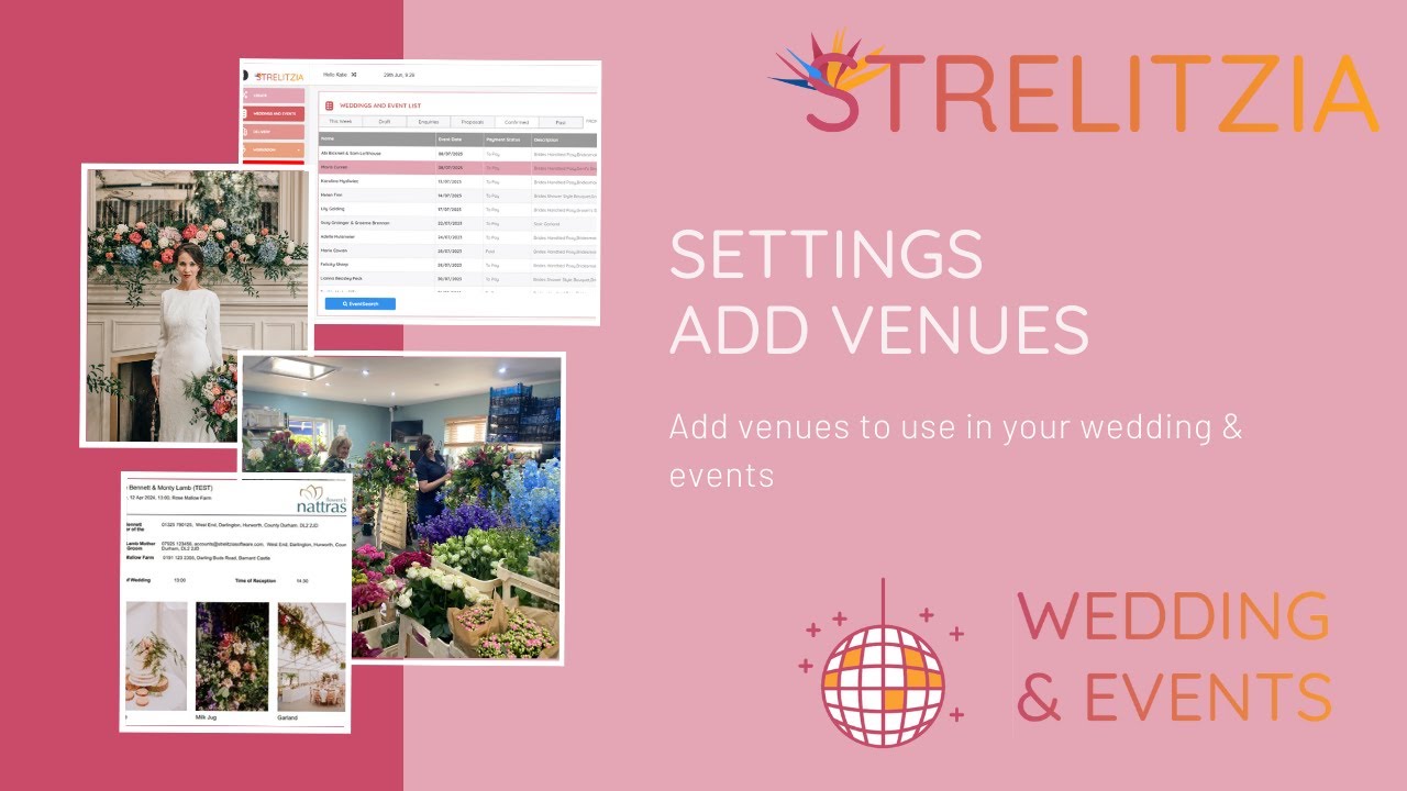 Settings: Add a new Venue