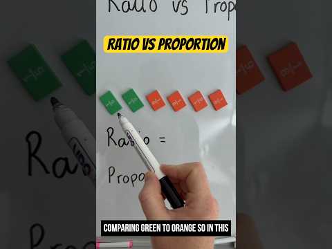 Ratio vs Proportion | what’s the difference? #maths #mathenrichment #maths #homeschooling #sats