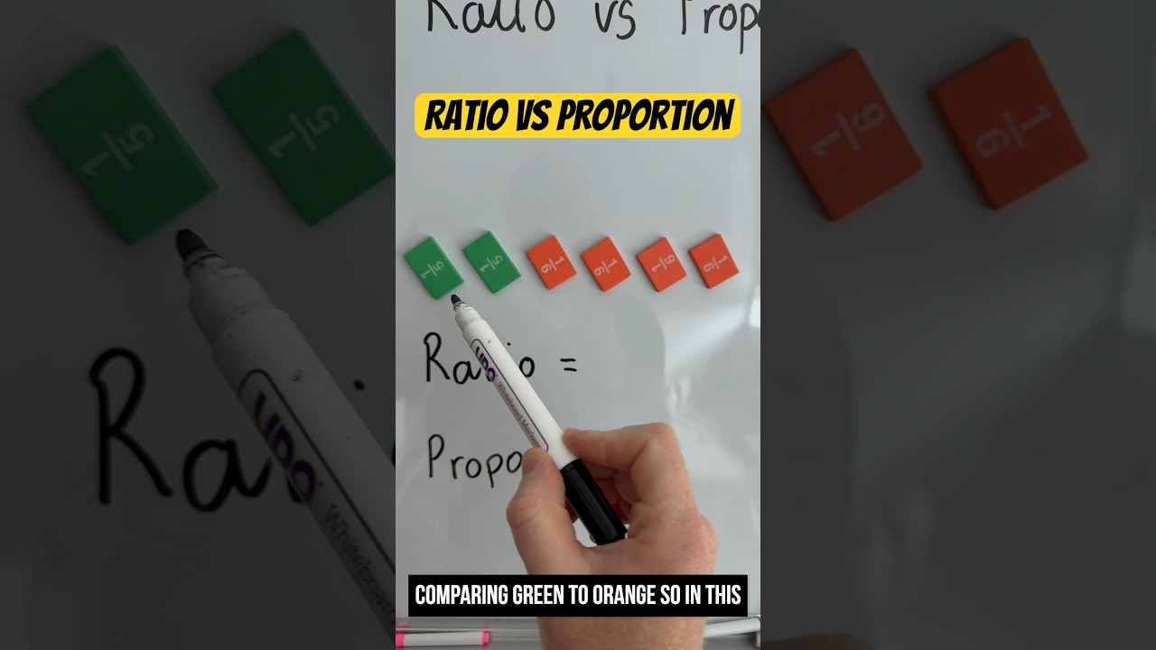 Ratio vs Proportion | what’s the difference? #maths #mathenrichment #maths #homeschooling #sats