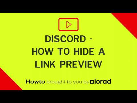 Discord - How to hide link Preview