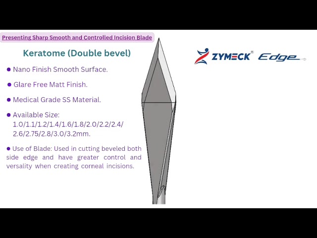 Keratome Blade - Keratome Slit 2.75 mm Ophthalmic Micro Surgical Knife ...