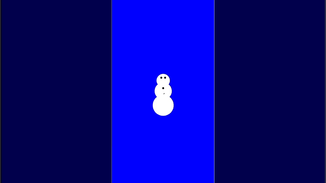 Draw Snowman using python||coding status||#shorts #programming #python #trending #snowman