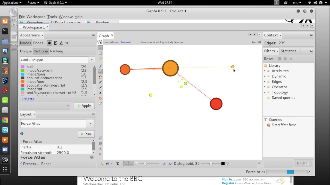 Gephi-9 and HttpGraph