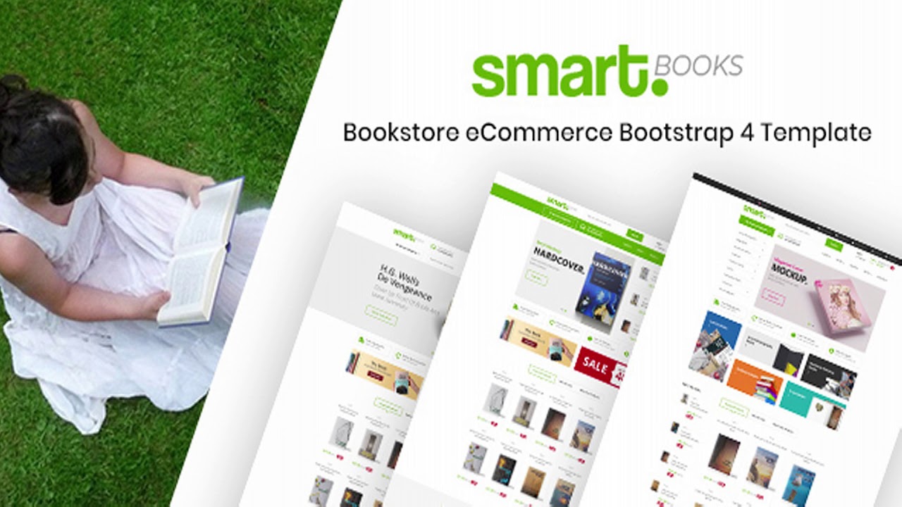 Smartbooks - Responsive Book Store eCommerce Bootstrap 4 Template | Themeforest Website Templates