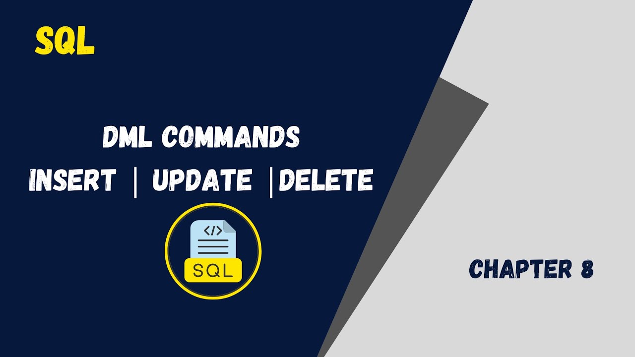 SQL DML Tutorial: How to Use INSERT, UPDATE, and DELETE