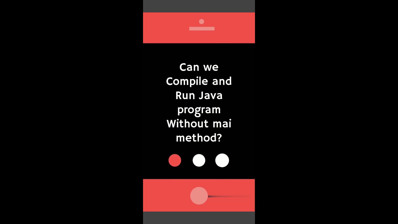 Can we Compile and Run Java program without main method #shorts