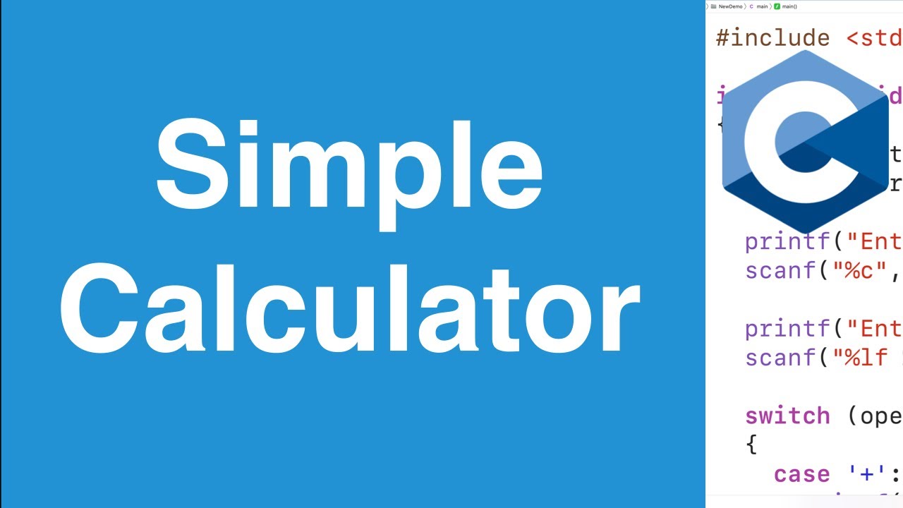 Simple Calculator | C Programming Example