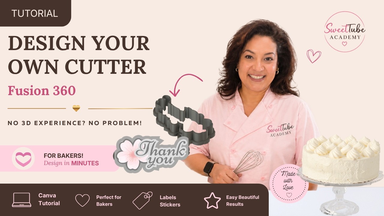 The Cookie Cutter Tutorial using Canva & Fushion360