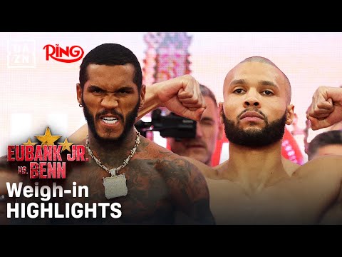 EUBANK JR. MISSES WEIGHT 🤯 | Eubank Jr. vs Benn Weigh-In