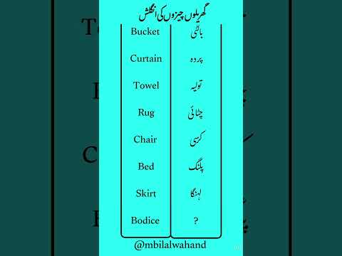 home English| English vocabulary| learn English with bilal| home vocabulary| #english
