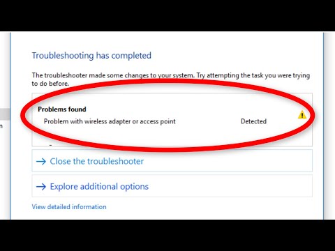 How To Fix Problem With Wireless Adapter or access Point Error - Windows 10 / 8 / 7