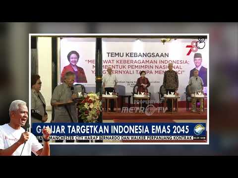 Ganjar Pranowo berbicara gagasan menuju Indonesia Emas tahun 2045
