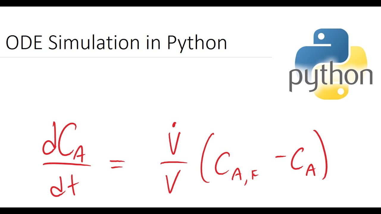 Solve ODEs in Python: Simple to Complex