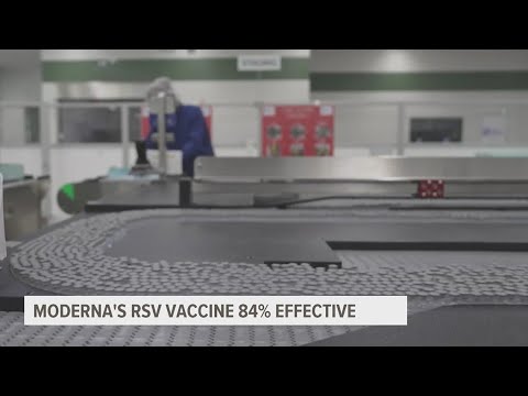 Moderna: RSV vaccine about 84% effective at preventing serious illness