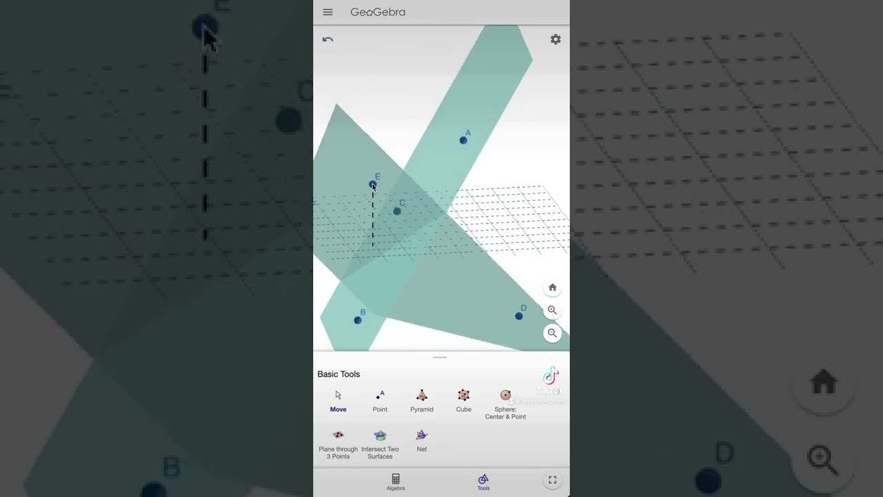 Exploring the Intersection of 2 Planes in GeoGebra 3D Calculator