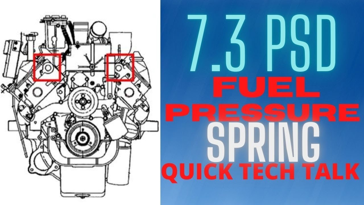 🛻📽️7.3 POWERSTROKE FUEL PRESSURE SPRING QUICK TECH TALK    🚧🛑⛽🛻