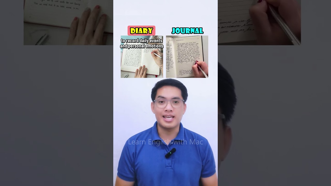 diary vs. journal #english