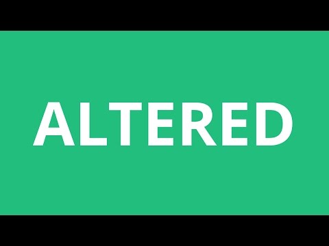 How To Pronounce Altered - Pronunciation Academy