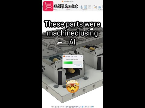 AI Machined This 🤯 #cncmachine #cncmachinetool #machine #ai #cnc #cnctechnology