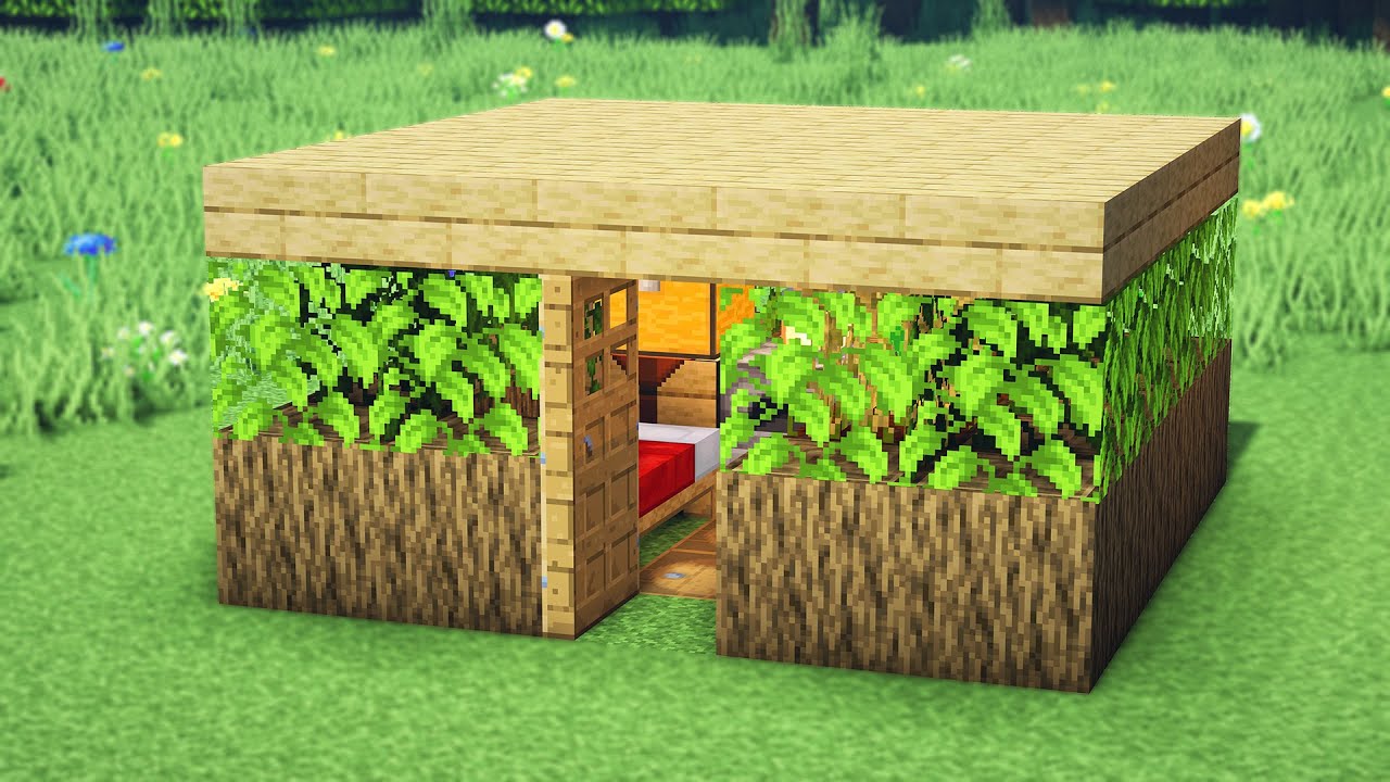 ⚒️ Minecraft | How To Build a Small Survival House - Minecraft Builders