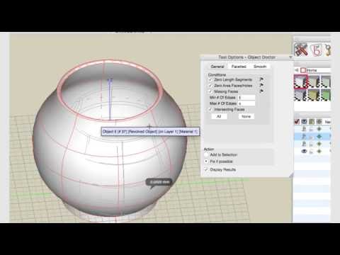 Revolve Tool & Prepping STL Files - FormZ Basics for 3D Printing